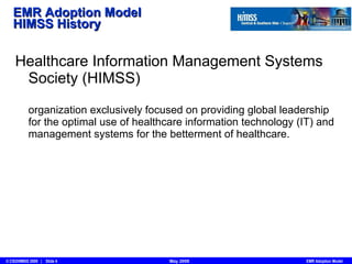 Electronic Medical Record Adoption Model | PPT