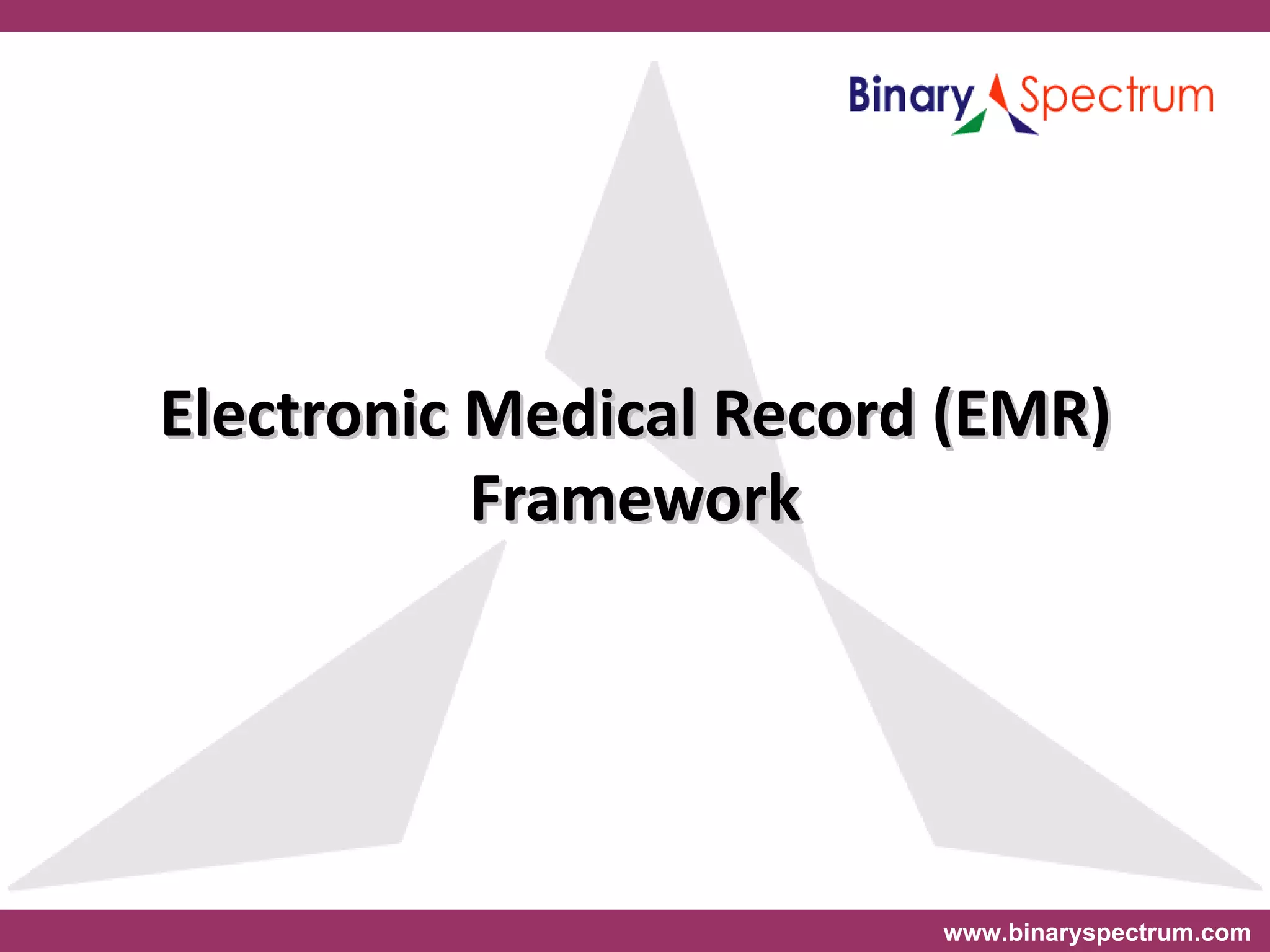 Electronic Medical record (emr) | PPT | Healthcare Industry | Industries