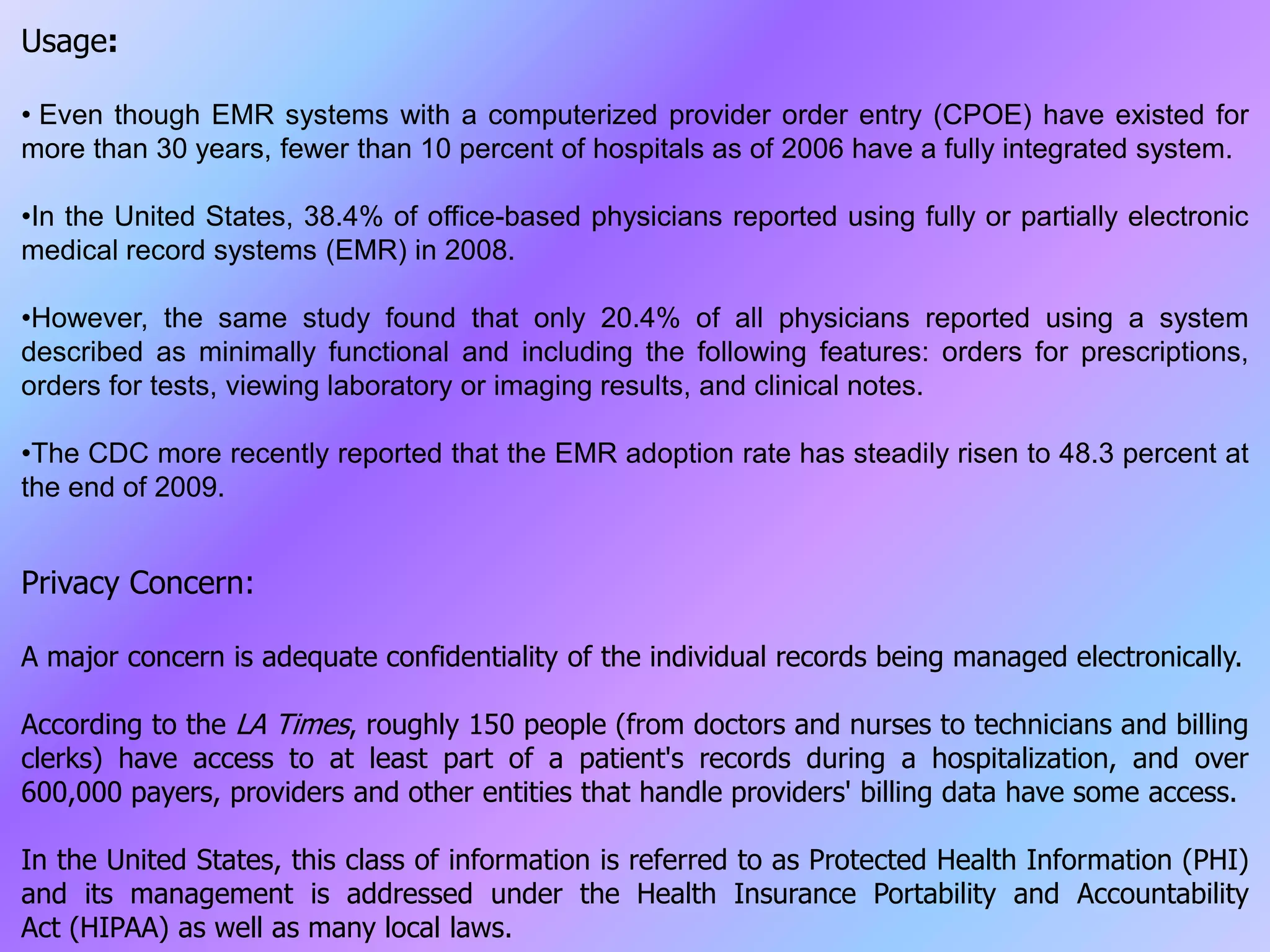 Electronic Medical Record (Emr) | PPTX Electronic Medical Record (Emr) | PPTX