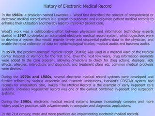 Electronic Medical Record (Emr) | PPTX