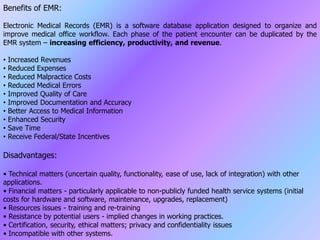 Electronic Medical Record (Emr) | PPTX