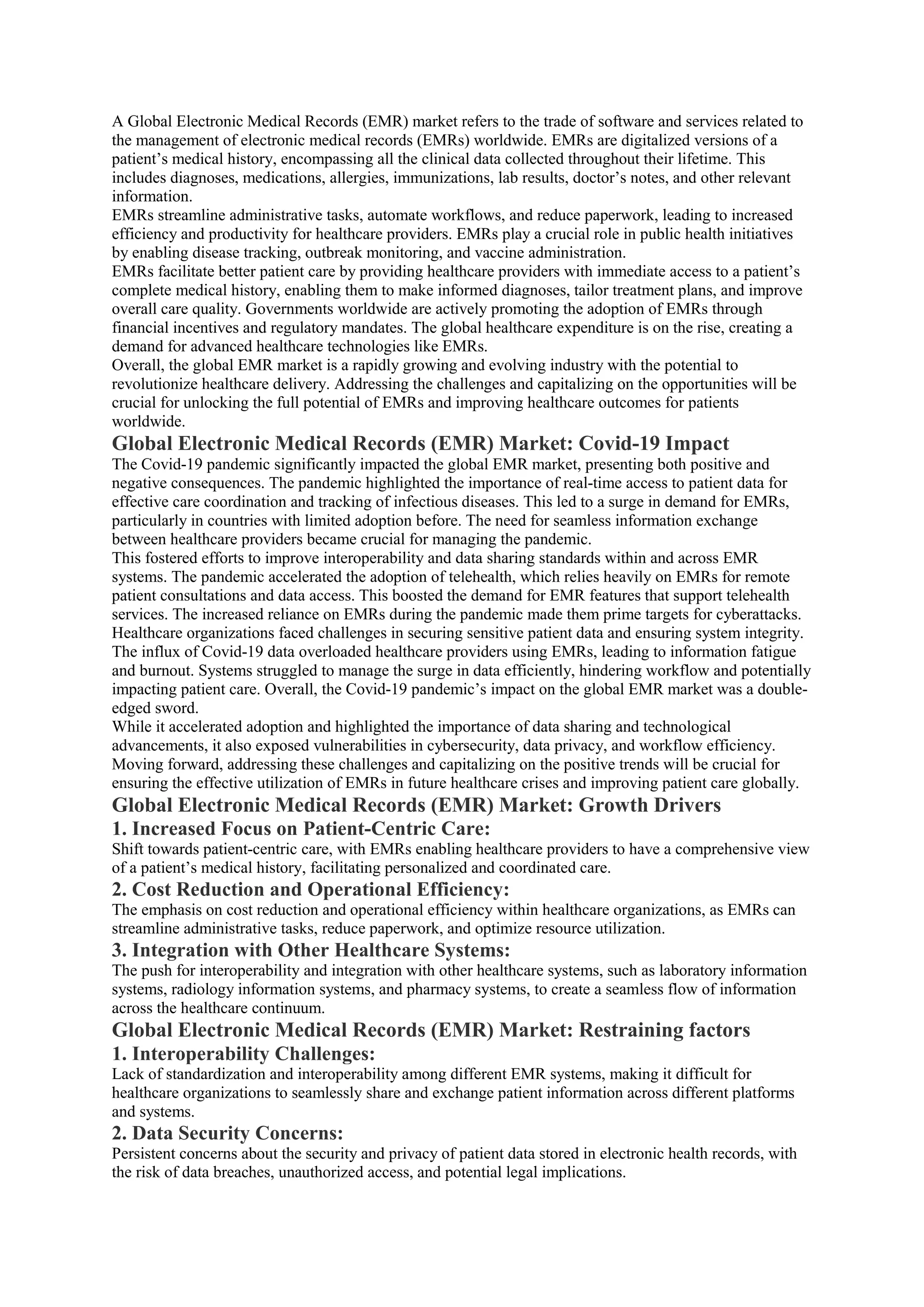 Electronic Medical Records (EMR) Market.pdf