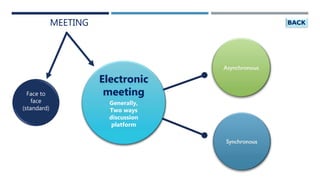 Electronic meeting | PPTX