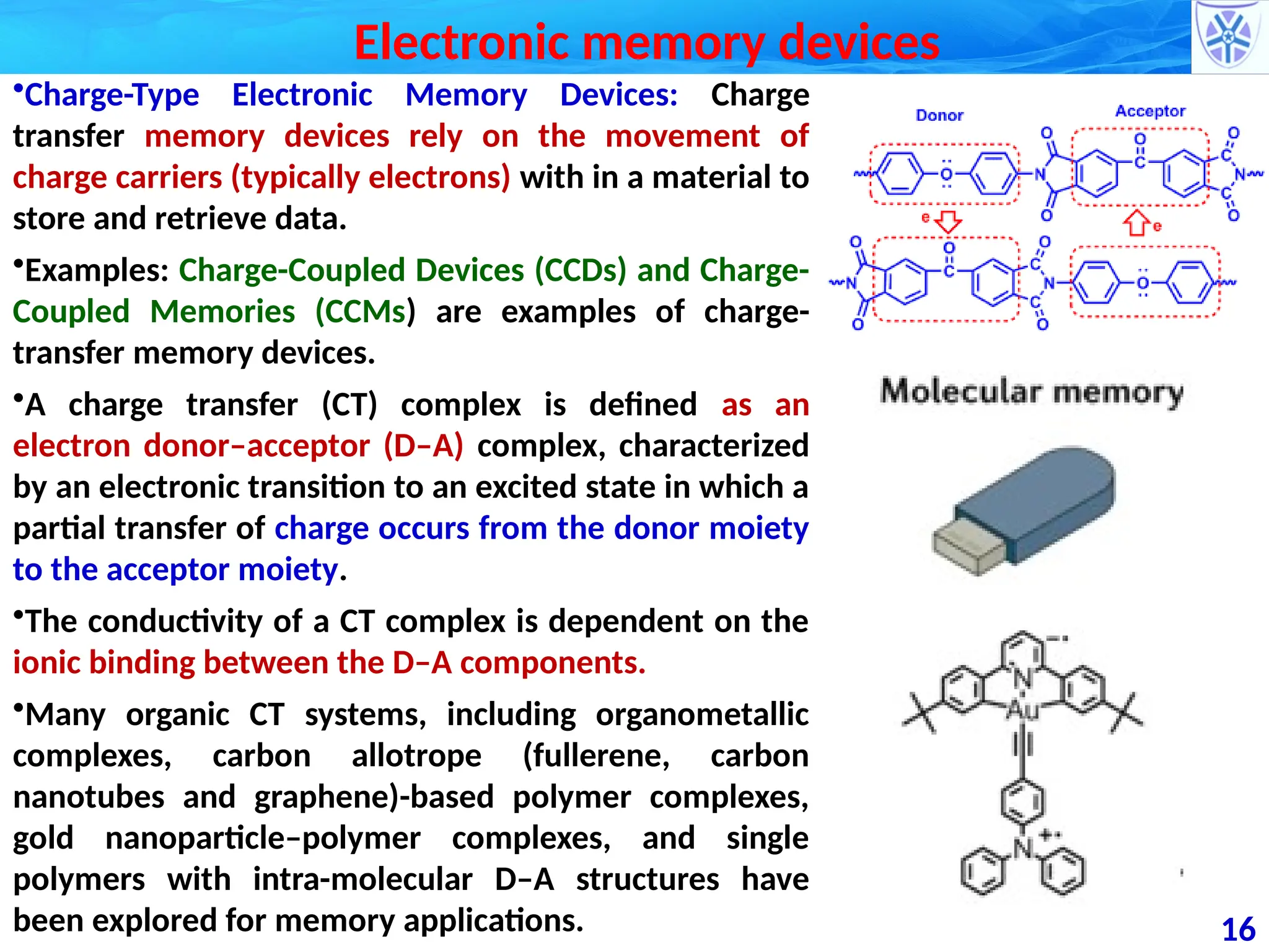 Electronic memory devices FOR DIFFERENT APPLICATIONS | PPTX