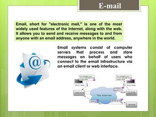 Electronic messaging through internet | PPT