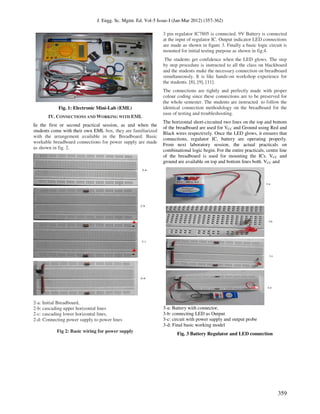 Interactive Learning through Hands-on Practice using Electronic Mini ...