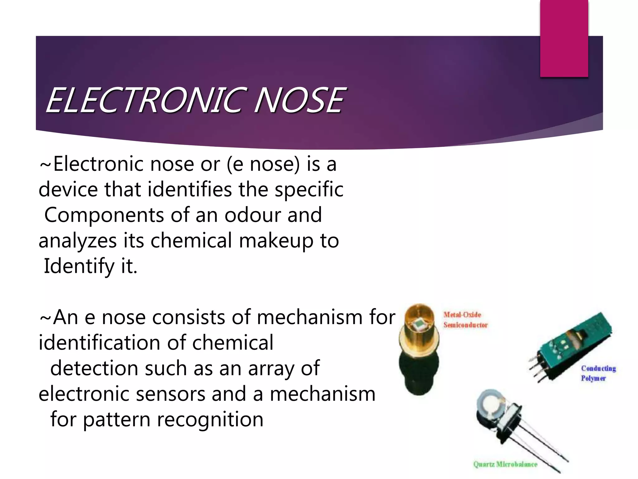 Electronic nose | PPT