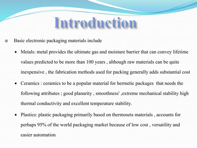 Electronic PACKAGING TECHNOLOGY assignment.pptx