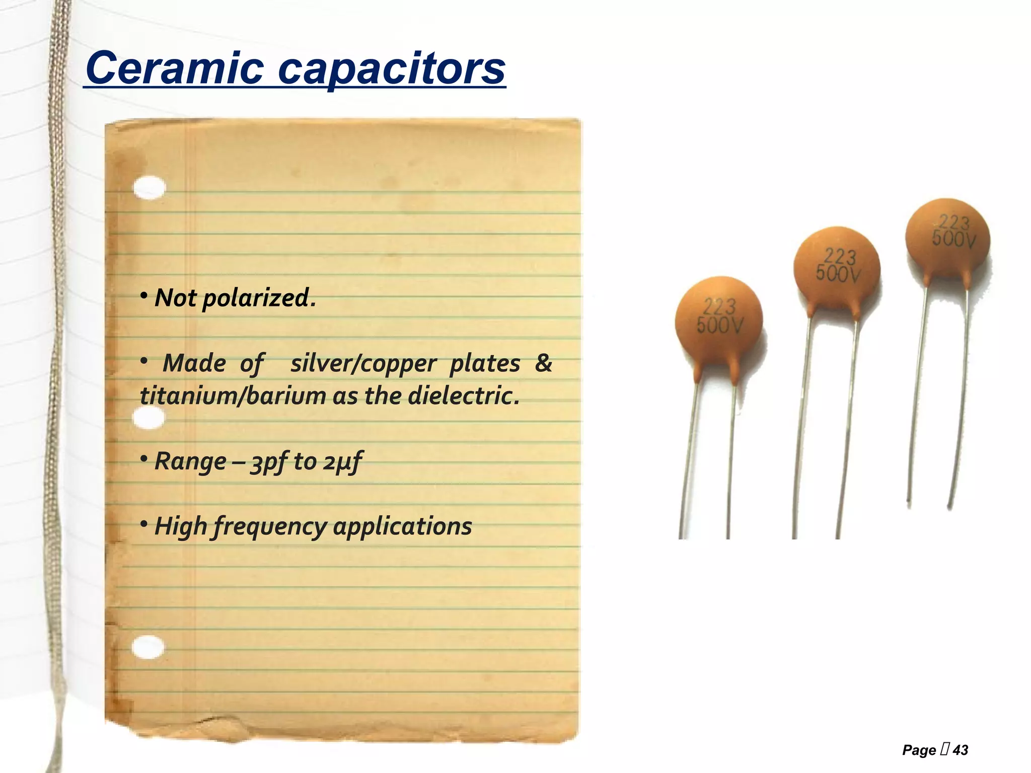 Electronic passive components | PPT