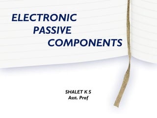 Electronic passive components | PPT