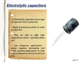 Electronic passive components | PPT