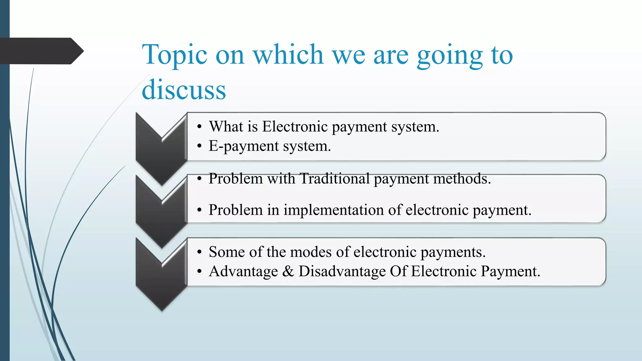 Electronic payment | PPTX