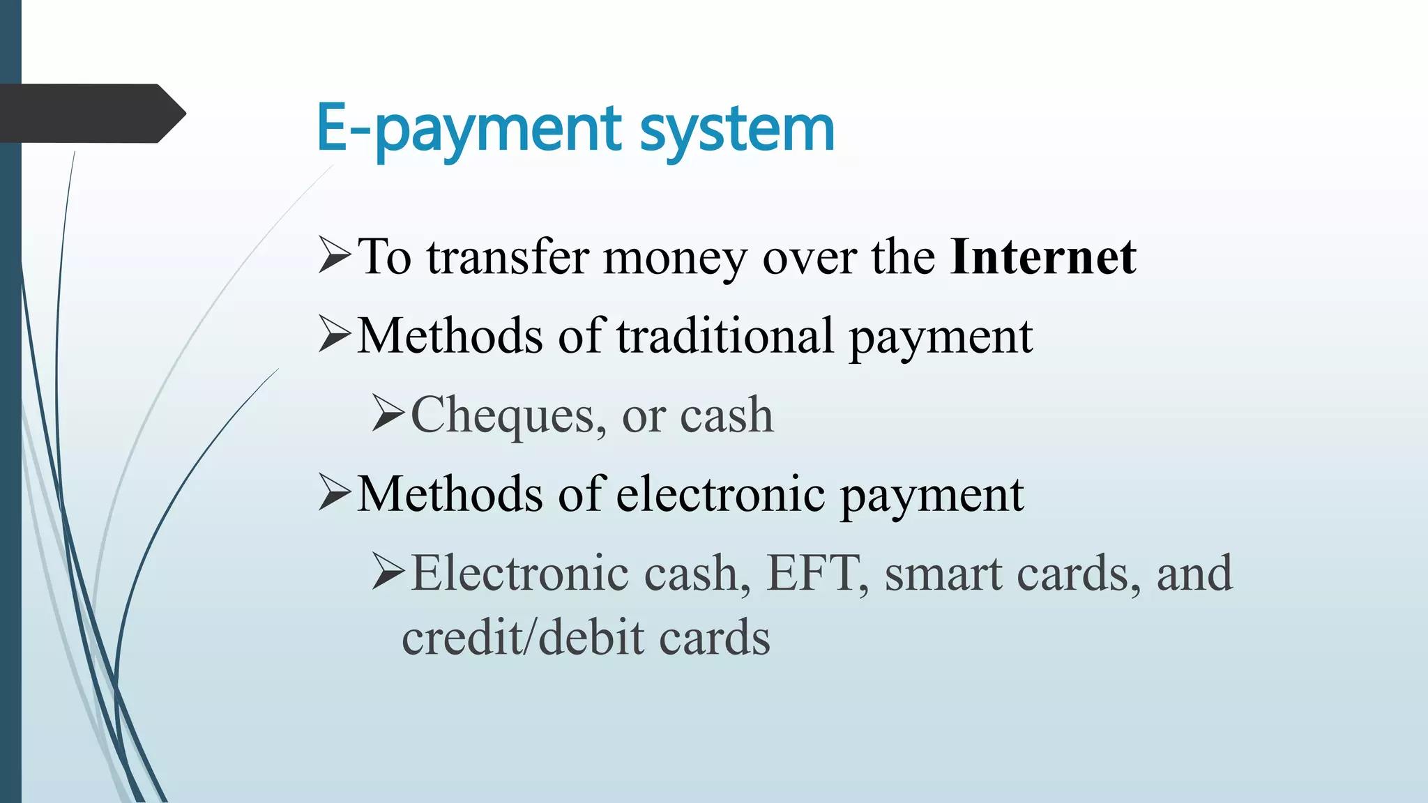 Electronic payment | PPT