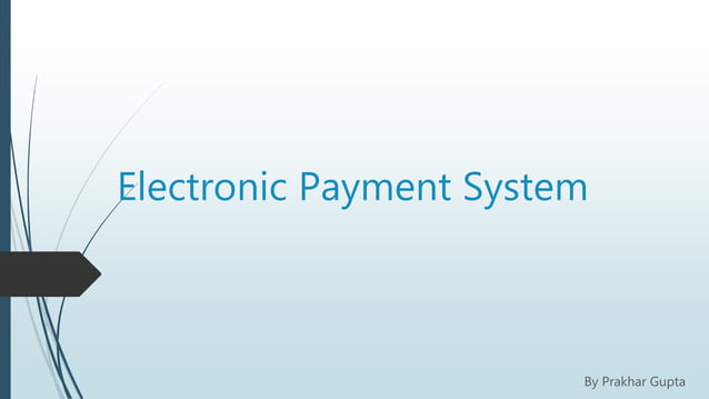 Electronic payment | PPT