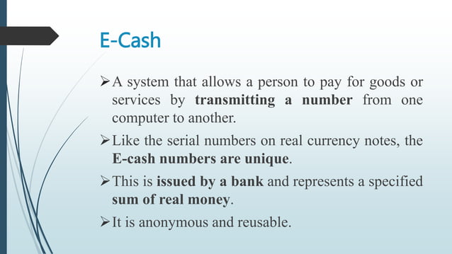 Electronic payment | PPT