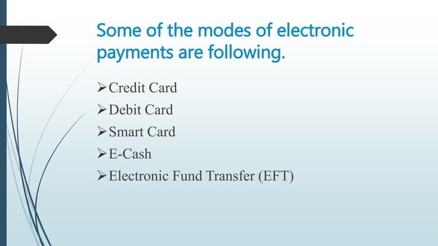 Electronic payment | PPT