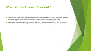 Understanding Electronic Payment- A Modern Solution for Seamless ...