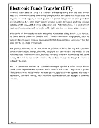 Electronic payments.pdf Notes for students | PDF