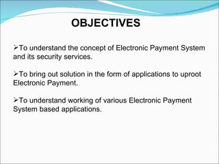 Electronic Payment System | PPT