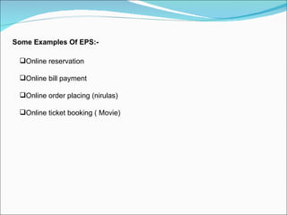 Electronic Payment System | PPT
