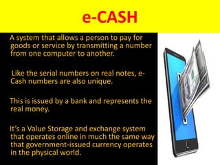 Electronic payment system | PPTX