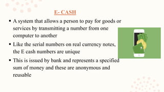 Electronic payment system | PPT