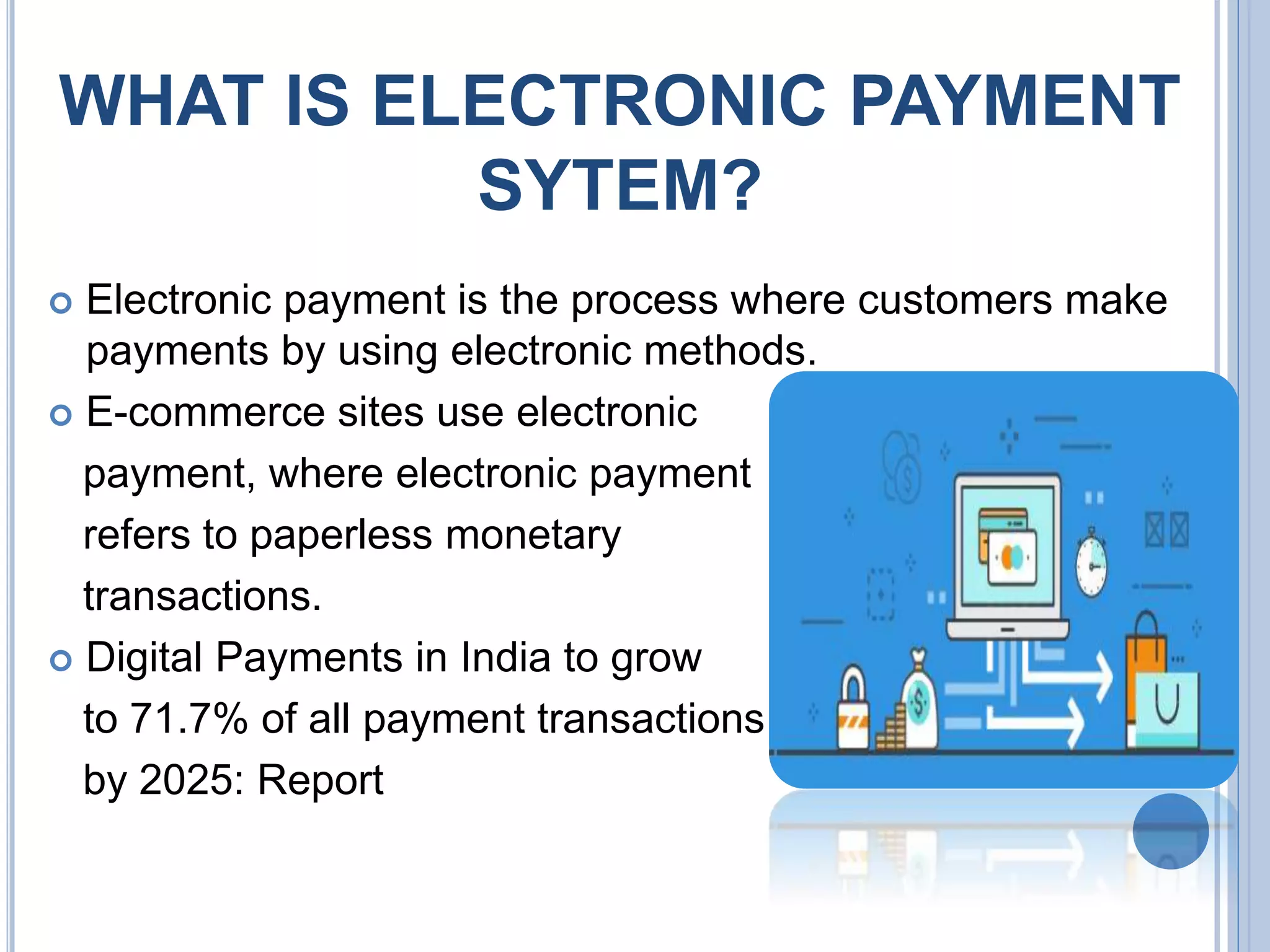 Electronic payment system | PPTX
