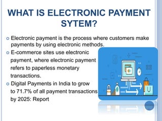 Electronic payment system | PPTX