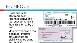 Electronic payment systems | PPTX