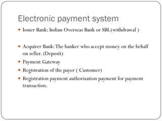 Electronic payment systems | PDF | Internet | Computing