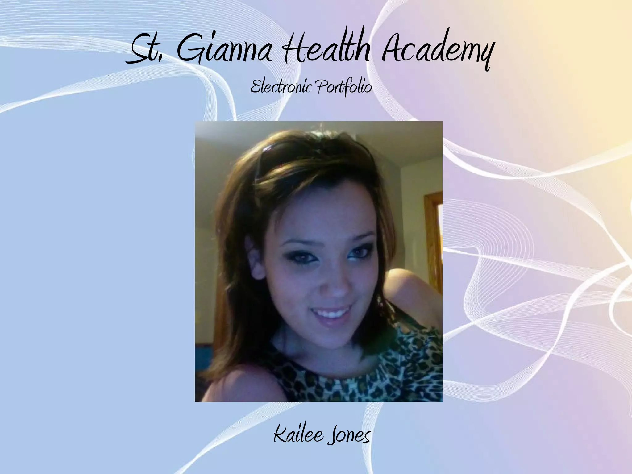 St. Gianna Health Academy Professional Portfolio | PPT