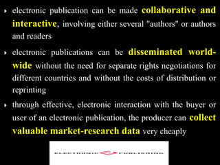 Electronic Publishing Arun Joseph MLISc | PPTX