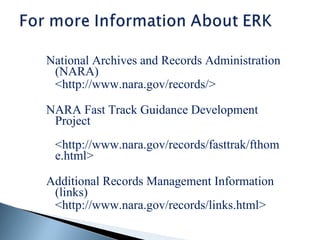 Electronic Records Management An Overview | PPT