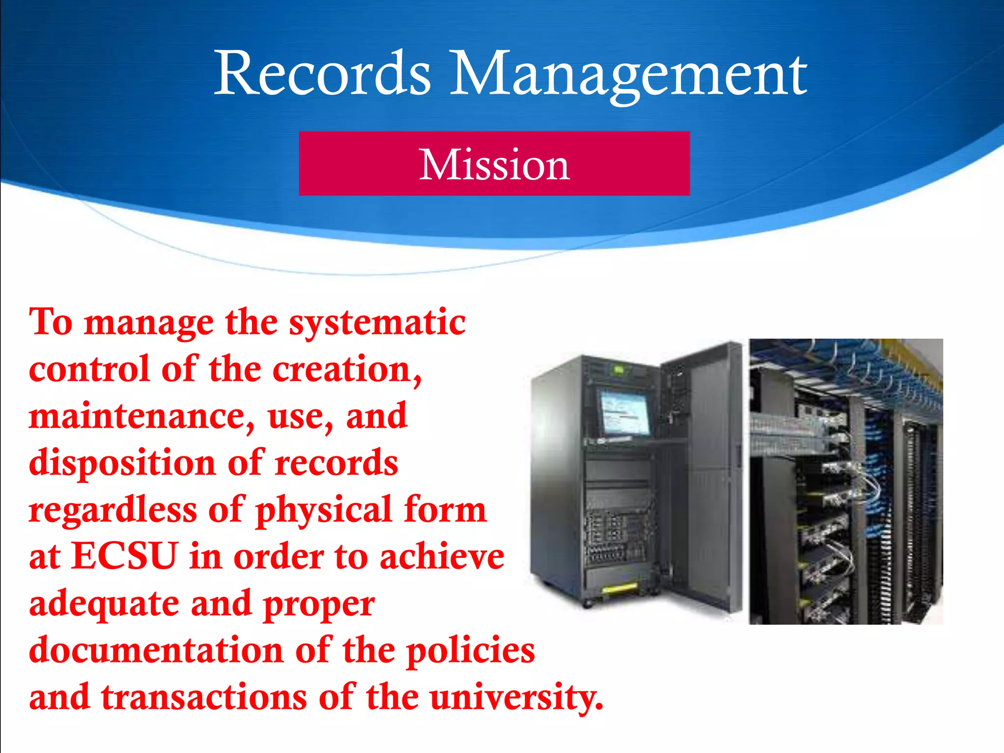 Electronic records retention | PPT