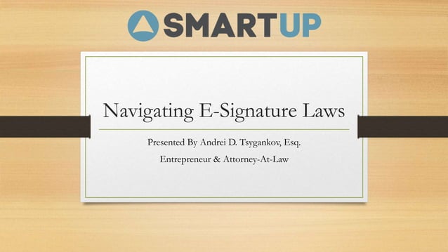 Electronic Records and Signatures | PPTX | Legal Services Industry ...