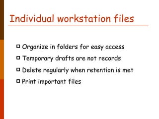 Electronic Records Training | PPT