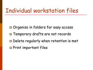 Electronic Records Training | PDF