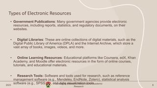 Leveraging Electronic Resources for Academic Research (Prof. Adebayo ...