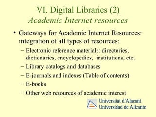 Electronic resources in academic libraries | PPT