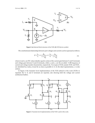 Electronics 09-00331_A Novel General Purpose Combined DFVF/VCII Based Biomedical Amplifier | PDF