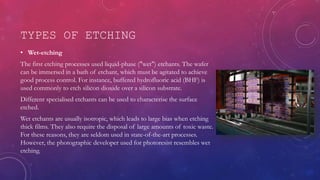 Electronic Circuits and PCB Designing - Etching | PPTX