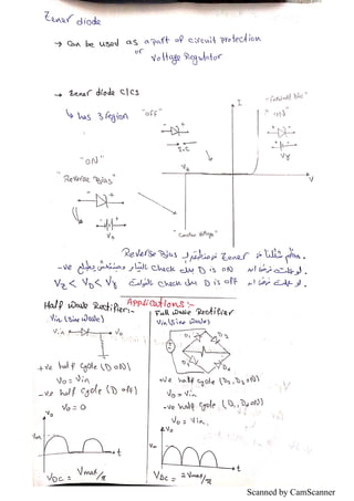 Summary of electronics (1) | PDF