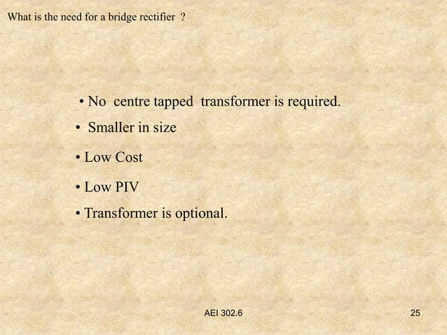 Rectifiers | PPT | Consumer Electronics | Technology & Computing