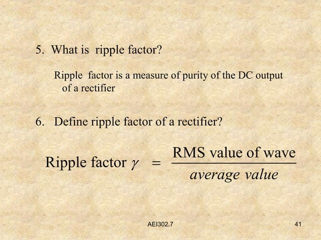 Rectifiers | PPT | Consumer Electronics | Technology & Computing