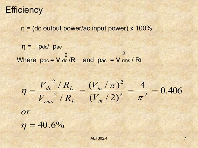 Rectifiers | PPT | Consumer Electronics | Technology & Computing
