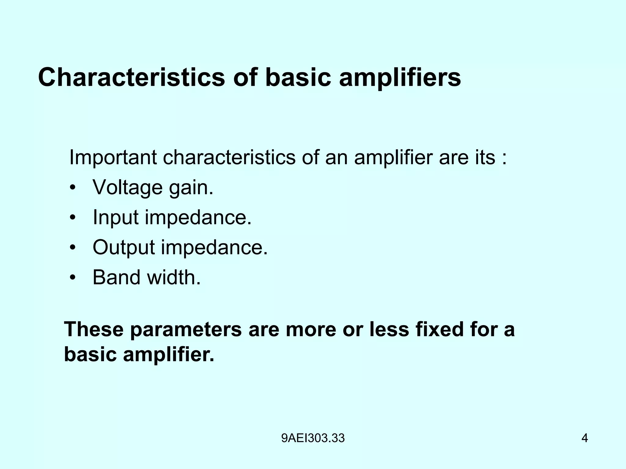 power amplifiers | PPT