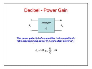 Electronics decibel | PPT