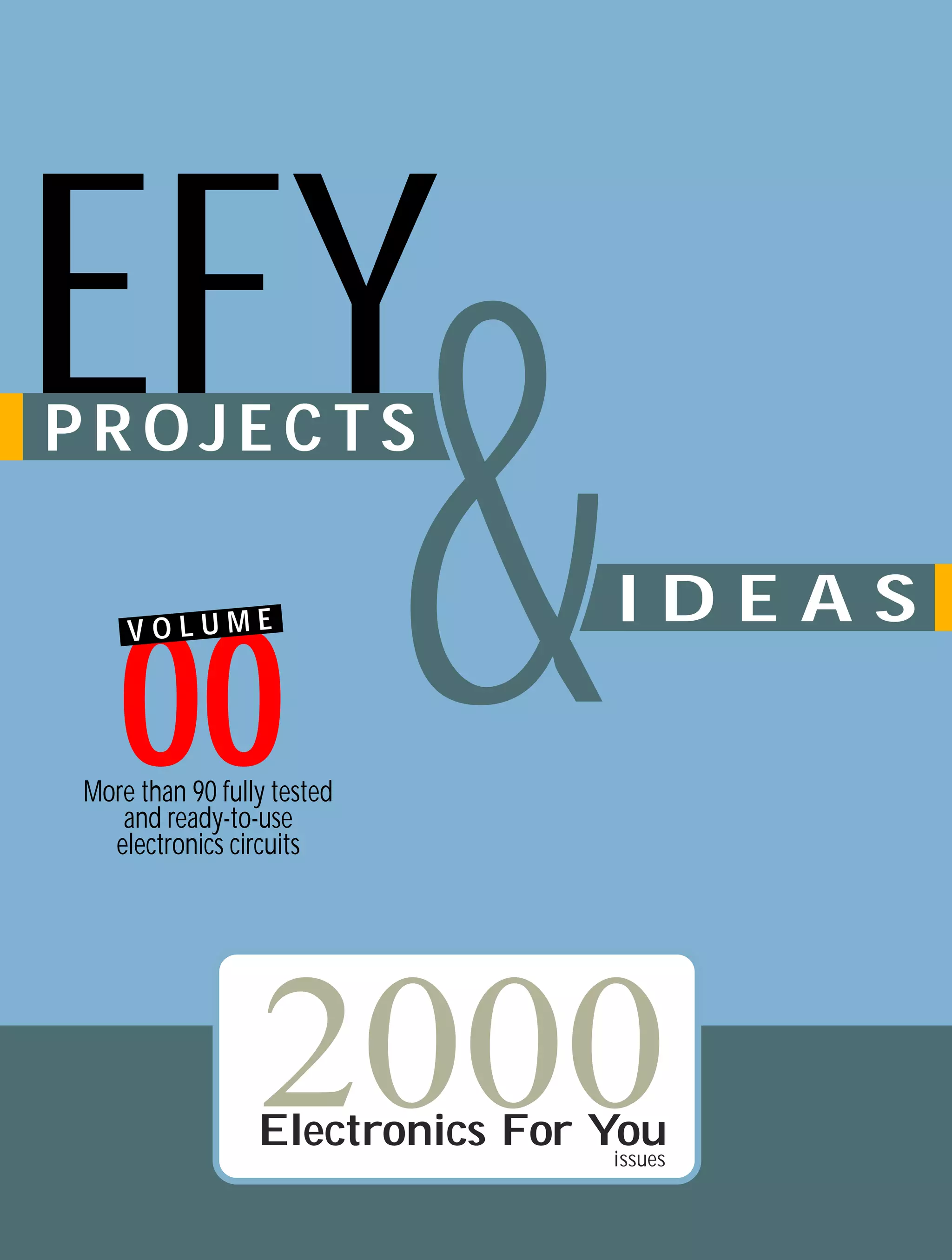 Electronics for-you-projects-and-ideas-2000 | PDF