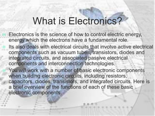 Introduction to Basic Electronics | PPTX