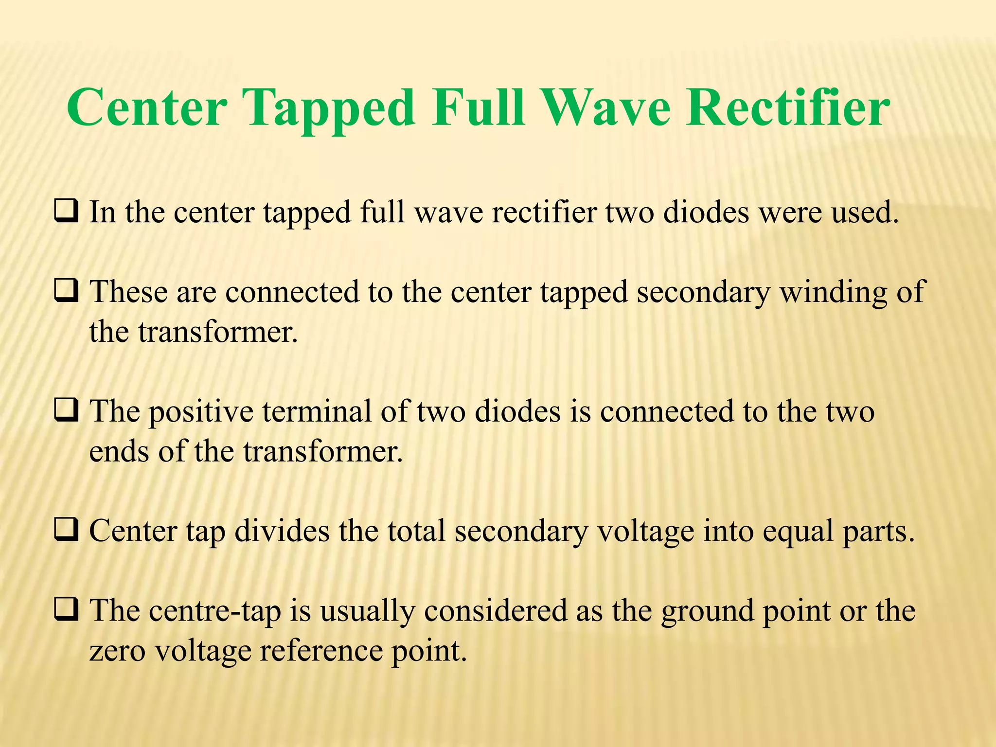 Full Wave Rectifier Circuit | PPTX